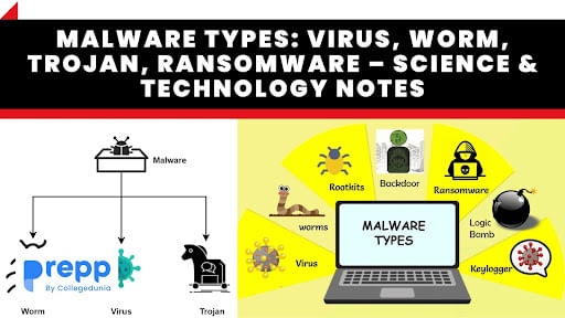Malware Types: Virus, Worm, Trojan, Ransomware – Science & Technology Notes