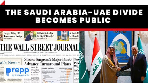 The Saudi Arabia-UAE Divide Becomes Public