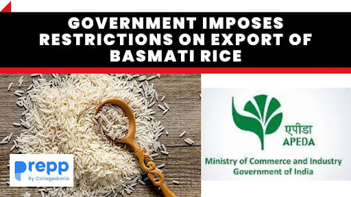 Government Imposes Restrictions On Export Of Basmati Rice