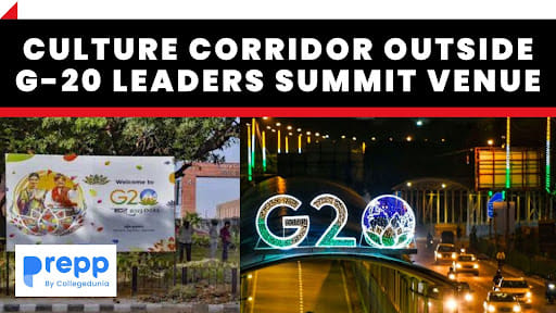 Culture Corridor Outside G-20 Leaders Summit Venue