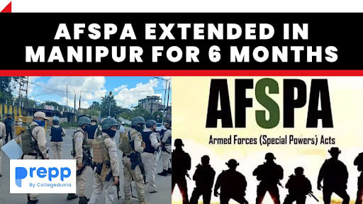 AFSPA extended in Manipur for 6 months