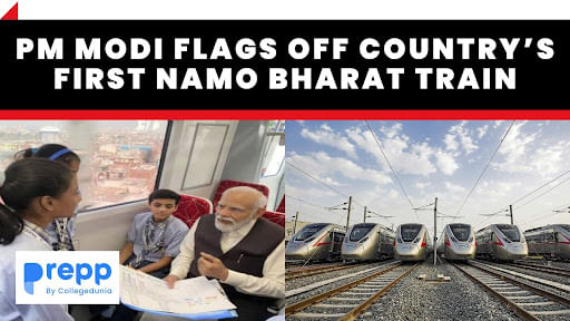 PM Modi Flags Off Country’s First Namo Bharat Train