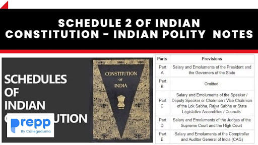 Schedule 2 of Indian Constitution - Indian Polity Notes