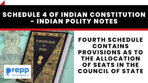 Schedule 4 of Indian Constitution - Indian Polity Notes