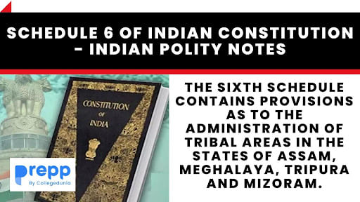 Schedule 6 of Indian Constitution - Indian Polity Notes