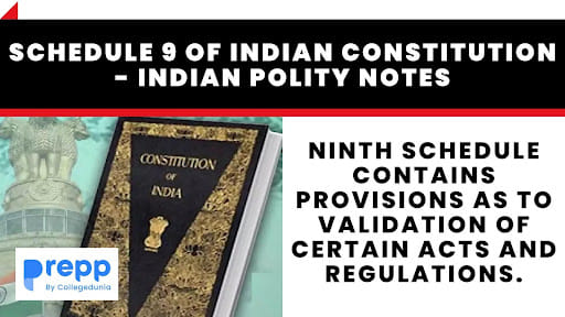 Schedule 9 of Indian Constitution - Indian Polity Notes