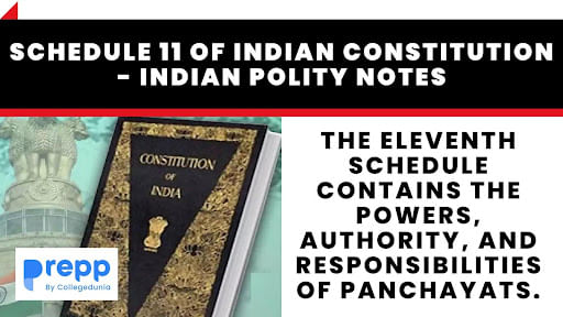 Schedule 11 of Indian Constitution - Indian Polity Notes