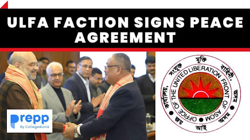 ULFA Faction Signs Peace Agreement