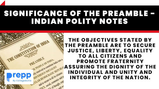 Significance of the Preamble - Indian Polity Notes