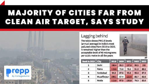 Majority Of Cities Far From Clean Air Target, Says Study