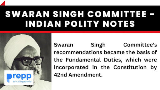 Swaran Singh Committee - Indian Polity Notes