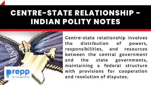 Centre-state Relations - Indian Polity Notes