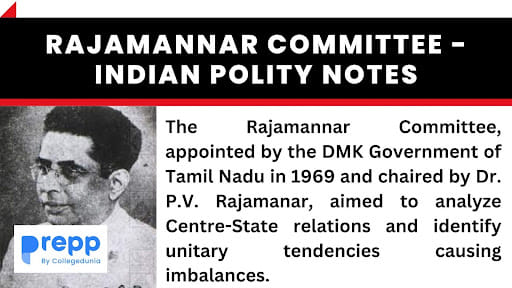 Rajamannar Committee – Indian Polity Notes