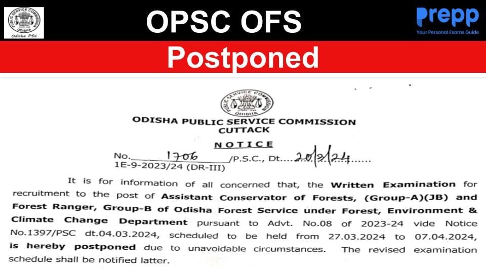 OPSC ACF Exam 2024 Postponed: Download Exam Date Notice