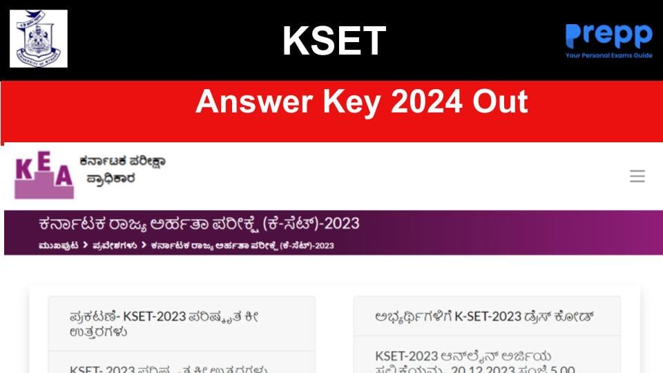 KEA Released KSET 2024 Answer Key at cetonline.karnataka.gov.in; Check ...