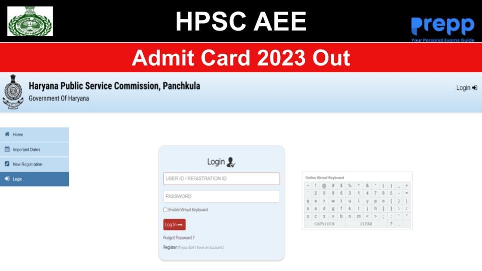 HPSC AEE Recruitment Admit Card 2023 Out at hpsc.gov.in
