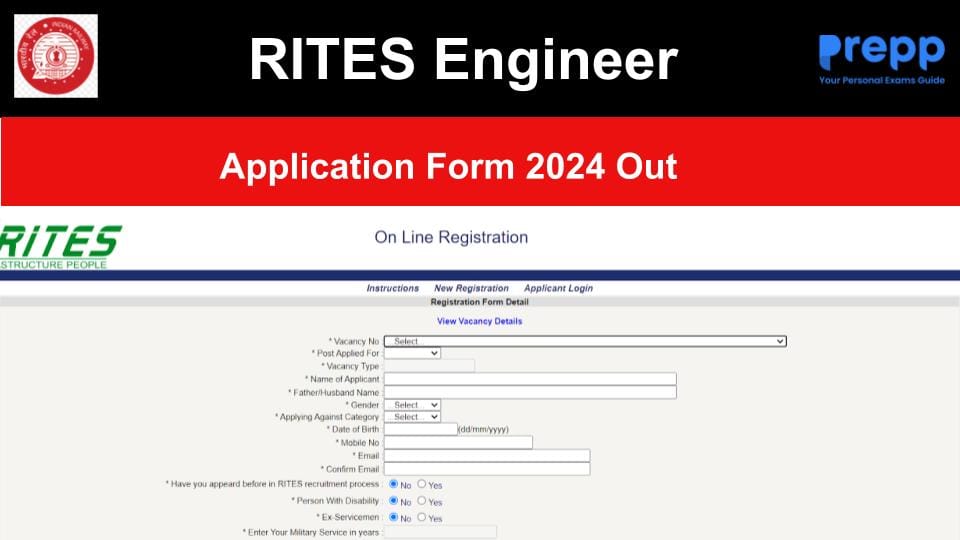 RITES Engineer Recruitment 2024; Apply Online at rites.com for Design ...