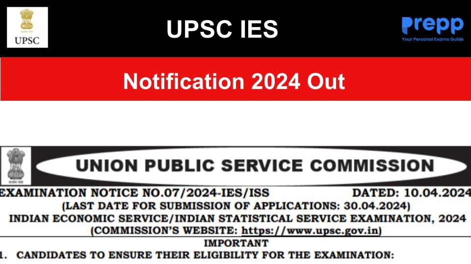 UPSC IES ISS Notification 2024 Out at upsc.gov.in; Apply Online for 48 ...