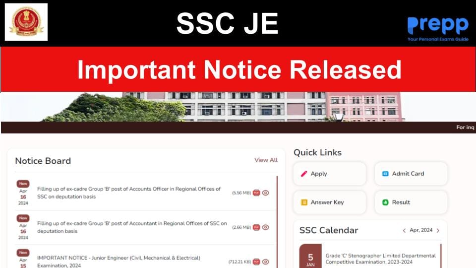SSC JE Registration 2024: Commission Advices Aspirants to Avoid Delay ...