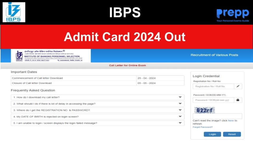 IBPS Admit Card 2024 Released for Various Posts atibps.in; Download ...