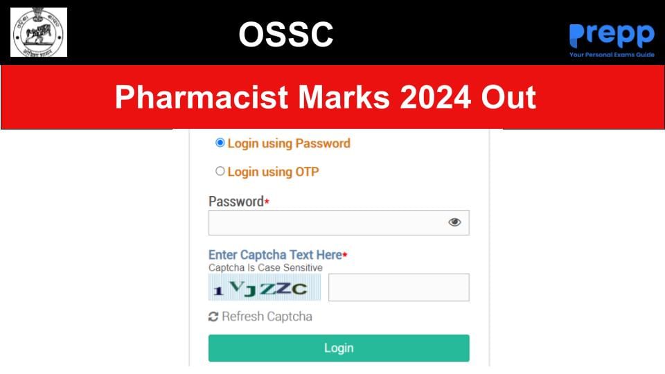 OSSC Pharmacist Marks 2024 Out at ossc.gov.in; Direct Link Here