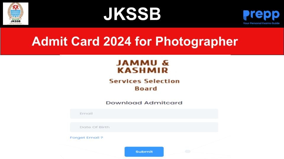 JKSSB Admit Card 2024 for Photographer & Other Posts Out: Download at ...