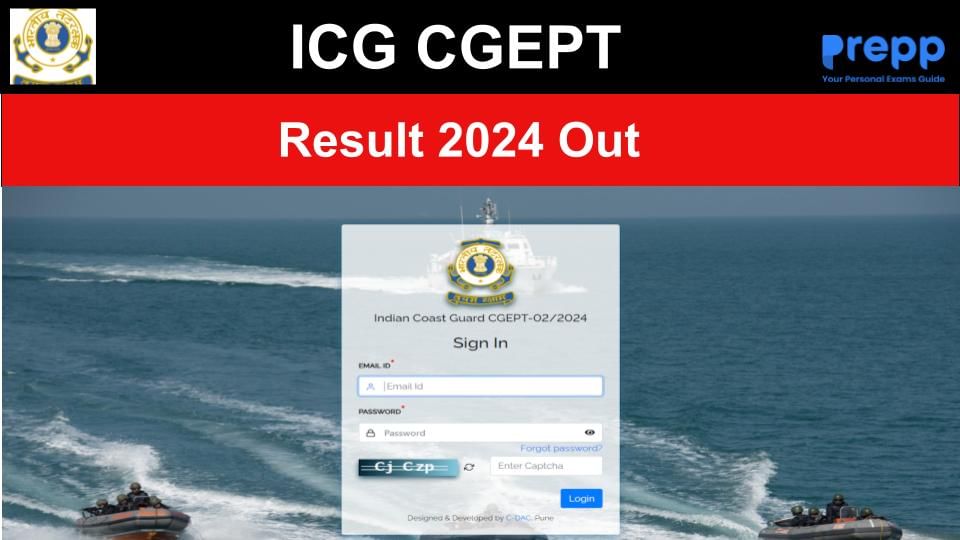 ICG CGEPT Result 2024 Out; Download Score Card
