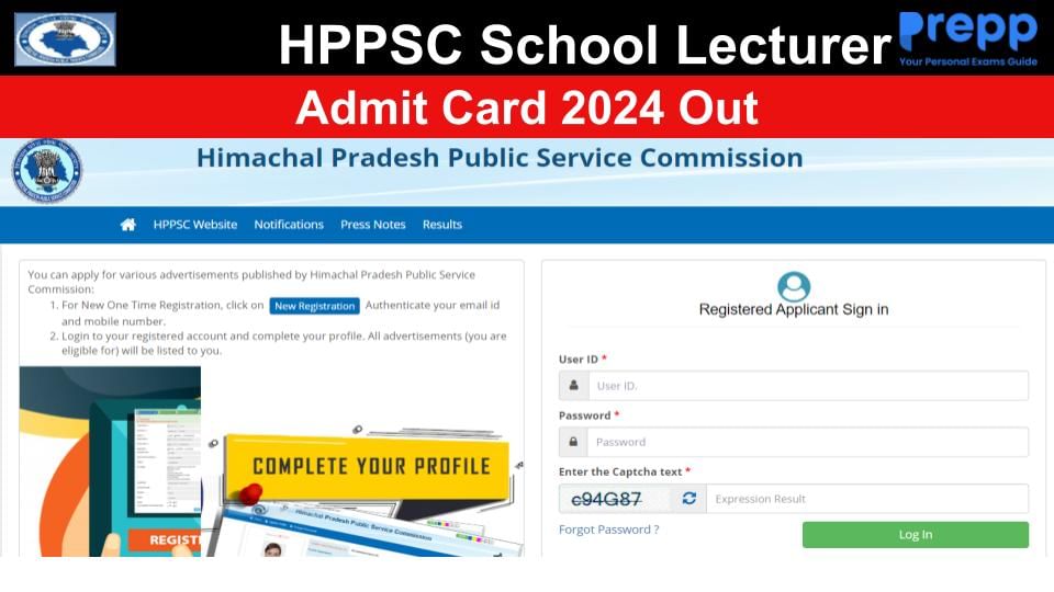 HPPSC Lecturer Admit Card 2024 Out at hppsc.hp.gov.in; Download Hall Ticket