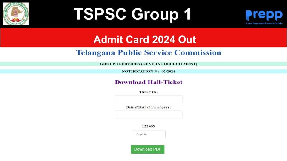 TSPSC Group 1 Prelims Admit Card 2024 Out; Download Hall Ticket at ...