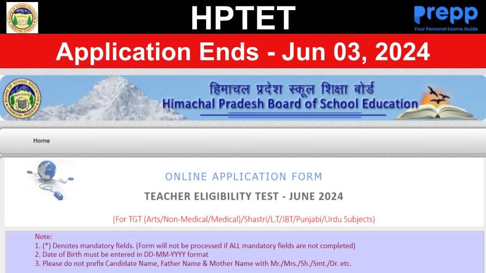 HP TET 2024 June Notification Out at hpbose.org; Download PDF and Apply ...
