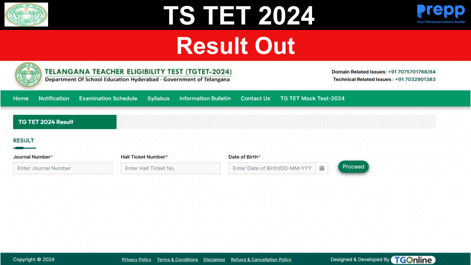 TS TET Result 2024 Out; Download Scorecard & Merit List PDF