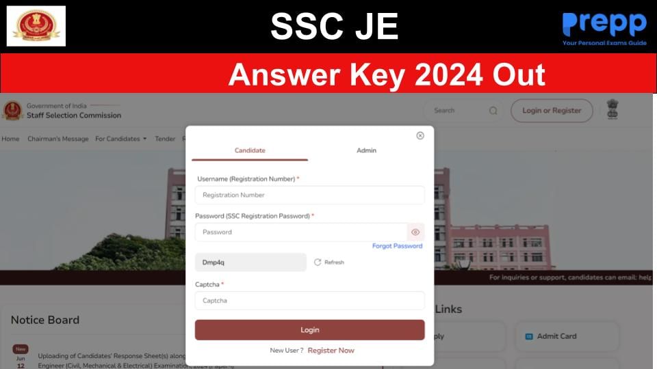 SSC JE Answer Key 2024 Out; Raise Objections at ssc.gov.in
