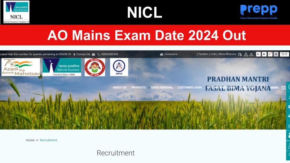 NICL AO Mains Exam Date 2024 Announced: Admit Card Soon