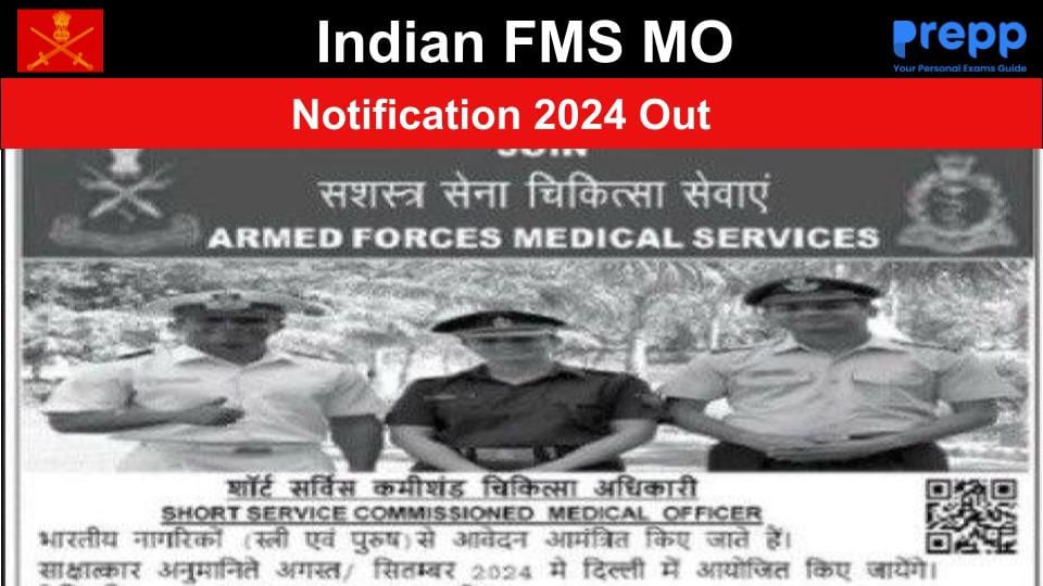Army AFMS Medical Officer Notification 2024 Out; Check How to Apply