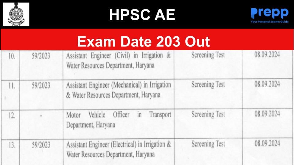 HPSC AE Exam Date 2023 Out; Download Exam Schedule PDF