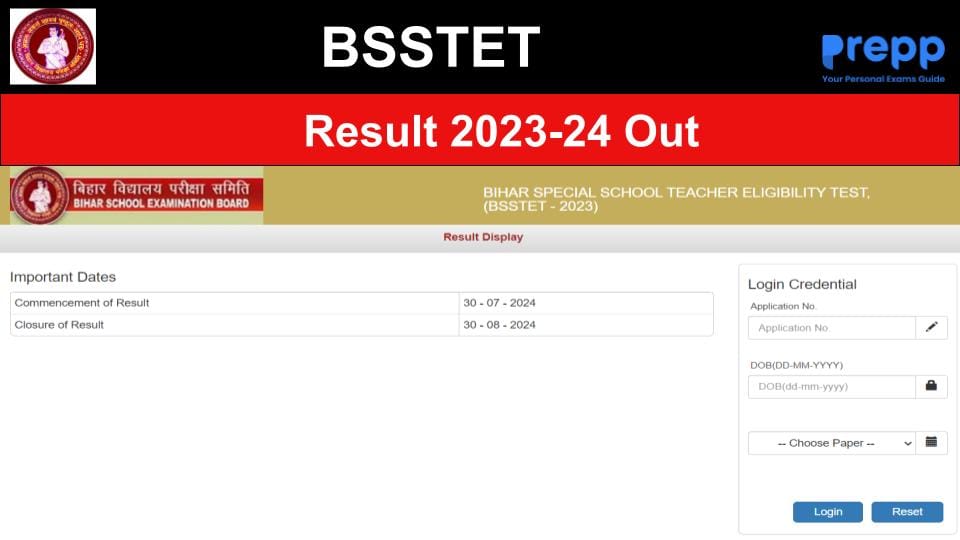 Bihar SSTET Result 2023 Out; Download BSSTET Scorecard