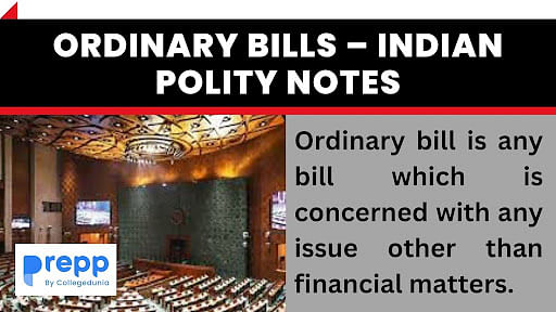 Ordinary Bills – Indian Polity Notes