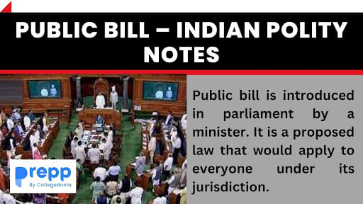 Public Bill – Indian Polity Notes