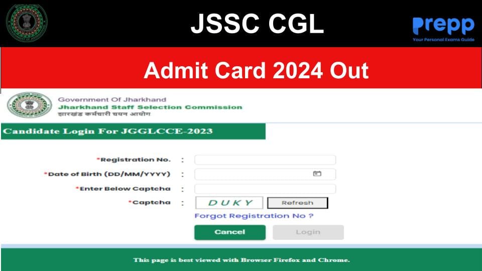 JSSC CGL Admit Card 2024 Out at jssc.nic.in; Download Call letter