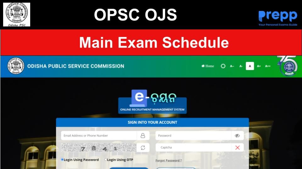 OPSC OJS Mains 2023 Schedule Out at opsc.gov.in; Check Exam Schedule