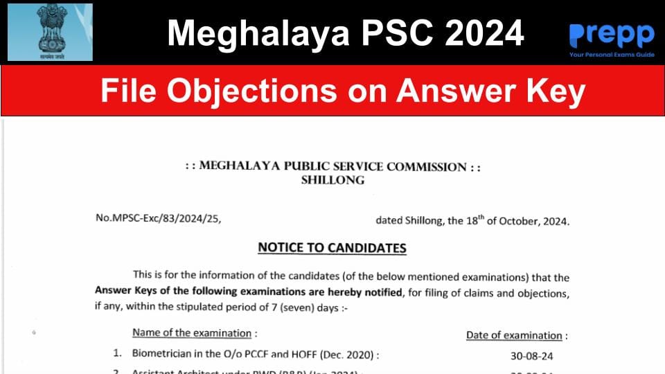 MPSC Provisional Answer Key Objection Process Deadlines; Check Details