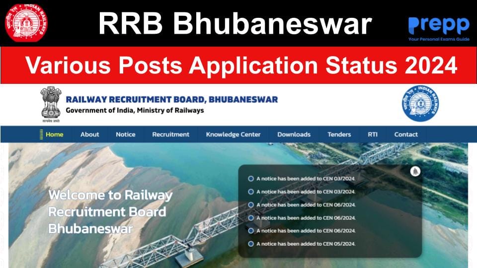 RRB 2024 Application Status Released for Junior Engineer and Other Posts