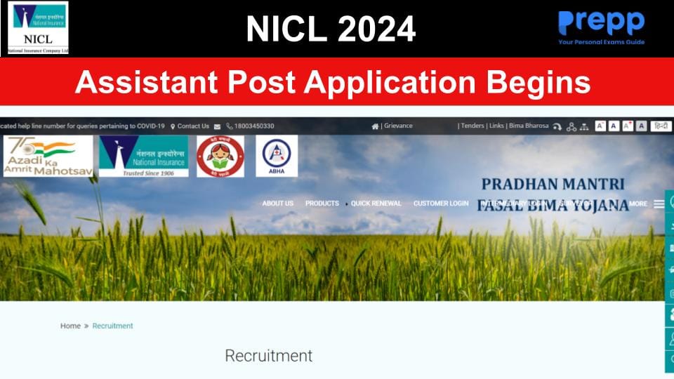 NICL Recruitment for 500 Assistant Posts 2024; Application Begins