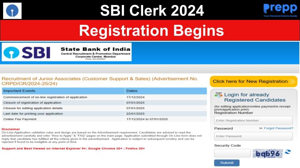 SBI Clerk Notification 2024 Out for 13735 Post at sbi.co.in; Check Details