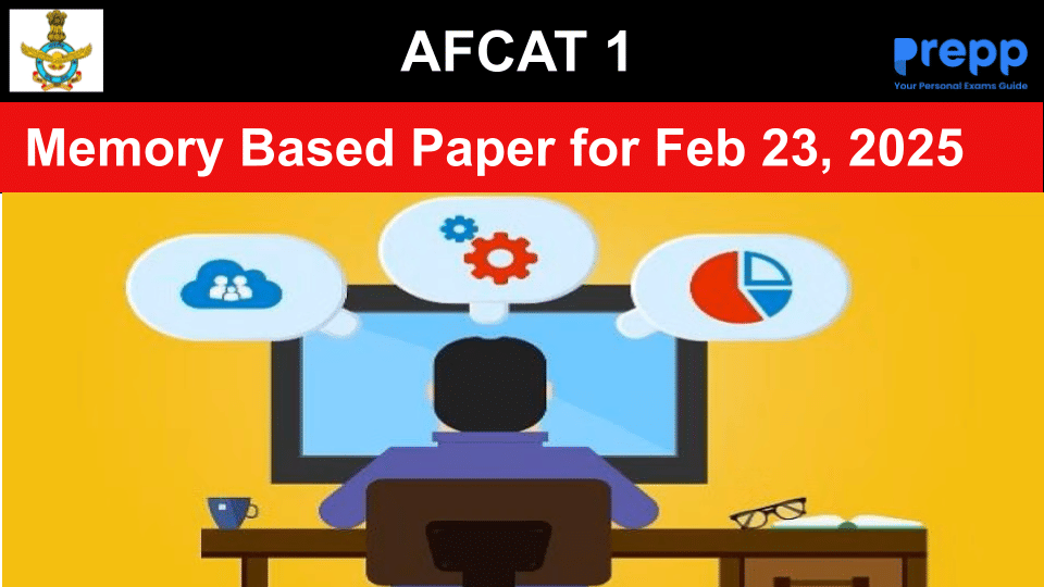 AFCAT 1 Memory Based Question Paper for February 23, 2025
