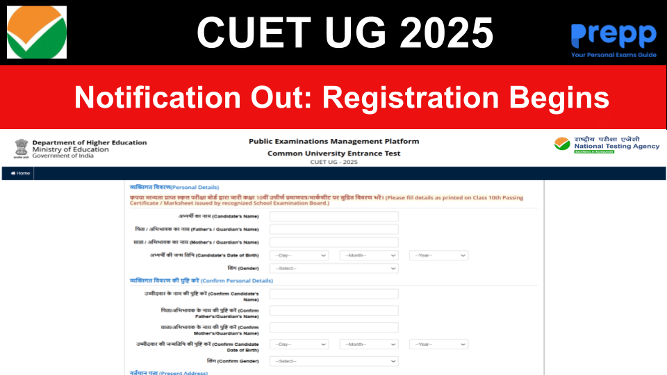 CUET UG 2025 Application Begins: Check Notification, Exam Dates ...