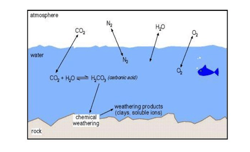 Chemical Weathering - Denudational Processes - Geography Notes