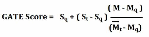 GATE Score Calculation 2026
