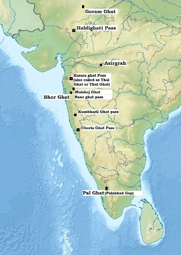 Important Passes in India - Geography Notes