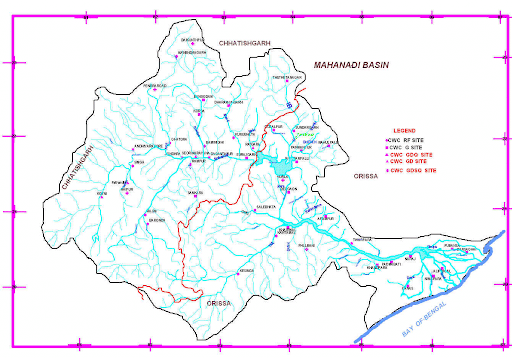 Mahanadi - River Systems in Peninsular India - Geography Notes